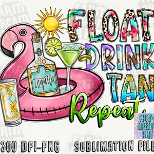 Float Drink Tan Repeat Png, River Png, Beach Png, Lake, Summer Png, Day ...