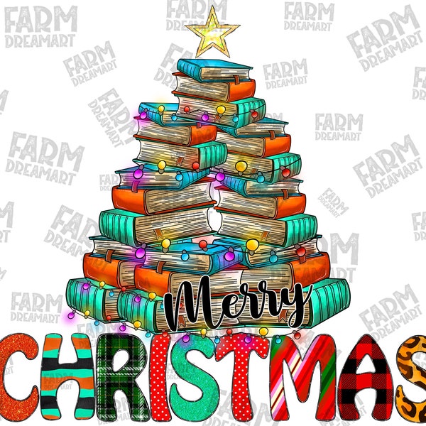 Christmas Book Decor - Etsy