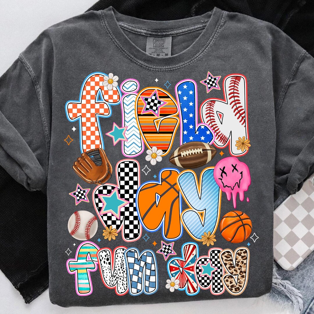 Field Day Png,sports Day Sublimation,let the Game Begin Design,school ...