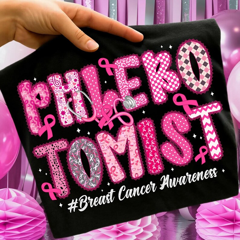 Phlebotomist Breast Cancer Awareness Png,nurse Sublimation Design,pink ...
