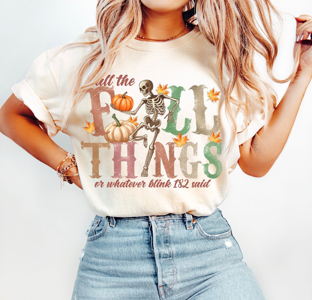 All the Fall Things or Whatever, Fall Vibes, Autumn Skeleton Png ...