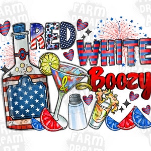 Red White and Boozy Png, American Drinks Png, 4th July, Boozy Png, Red ...