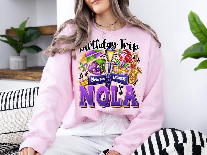 Birthday Trip Nola Png, Mardi Gras Sublimation PNG Design, Nola Png ...