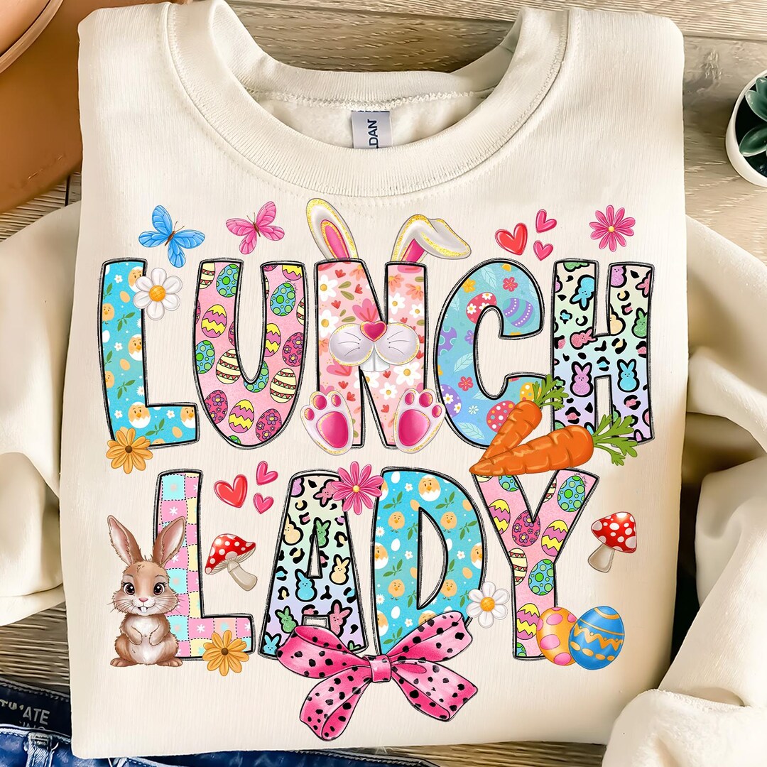 Lunch Lady Easter Png, Easter Lunch Lady Png, Cafeteria Crew Png ...