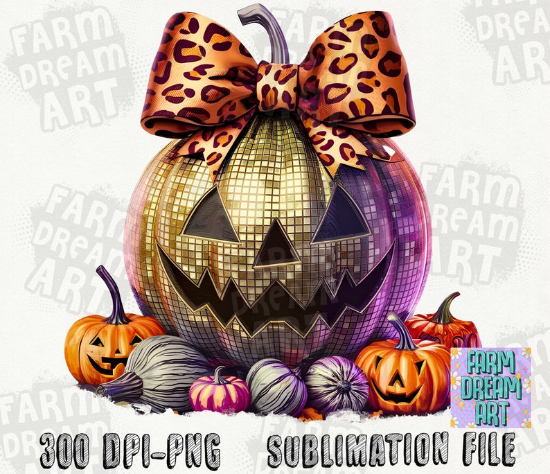 Disco Pumpkin Design Png, Fall Png, Trendy Fall Design, Fall Design ...