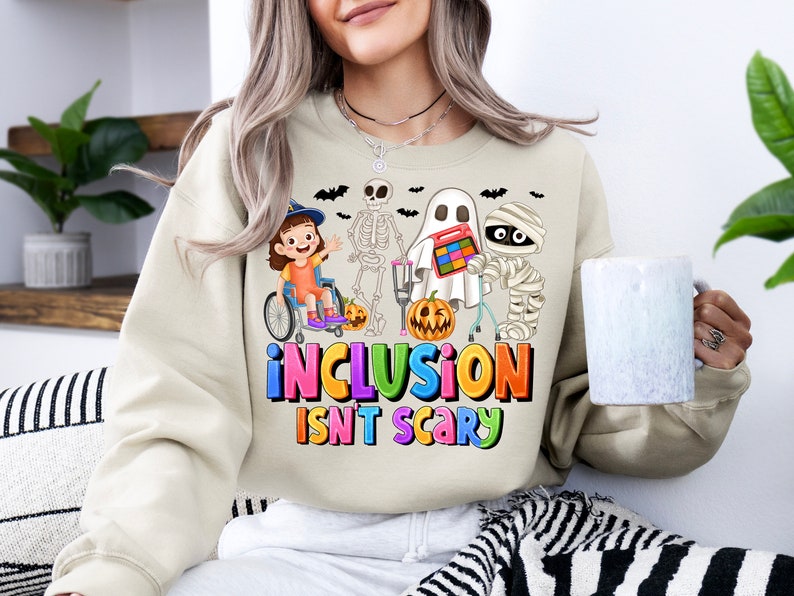 Inclusion Isn't Scary Png, SLP Halloween Png, Sped Teacher Png,skeleton ...