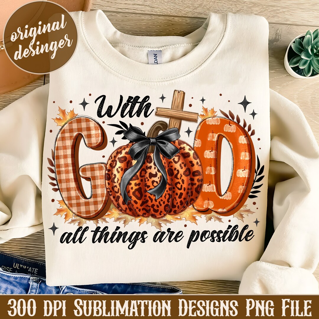 With God All Things Are Possible Png, Fall Christian Png, Jesus Fall ...