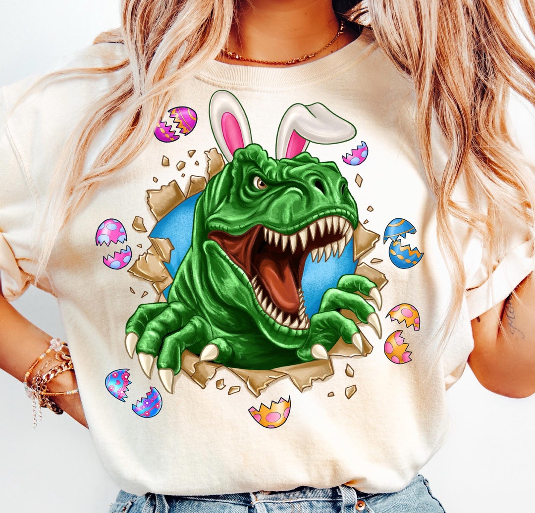 Easter Saurus Rex Png, Easter Life Png, Bunny Rex Png, Easter Day Png ...