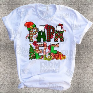 Papa Elf Png Sublimation Designwestern Pngmerry Christmas - Etsy