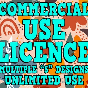 Whole Shop Designs Commercial Use License, Commercial Use License for ...
