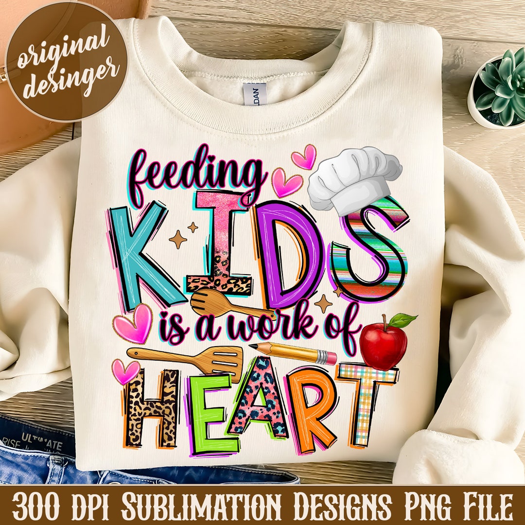 Feeding Kids is A Work of Heart Png, Cafeteria Worker, Student ...
