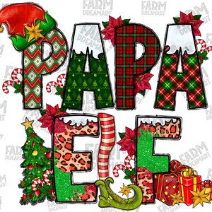 Papa Elf Png Sublimation Designwestern Pngmerry Christmas - Etsy