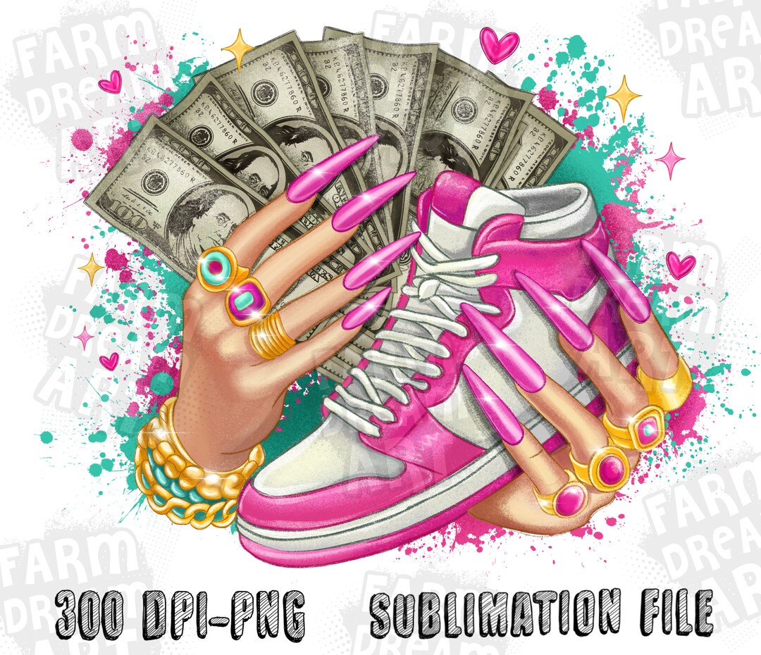 Sneaker Girl Png, Sneakers Png Sublimation Design Download, Sneaker ...