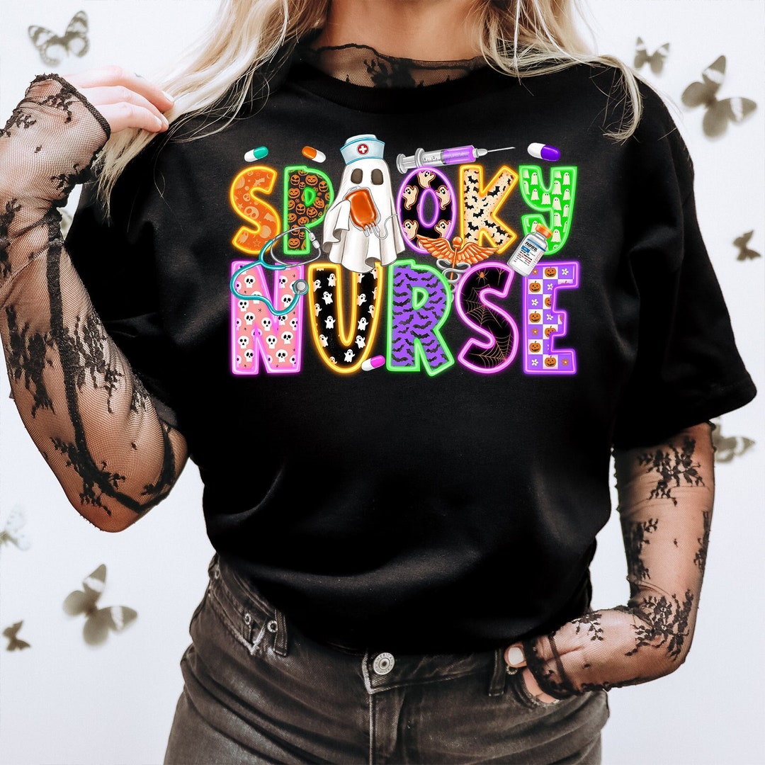 Spooky Nurse Png, Halloween Nurse Png, Nurse Life Png, Happy Halloween ...