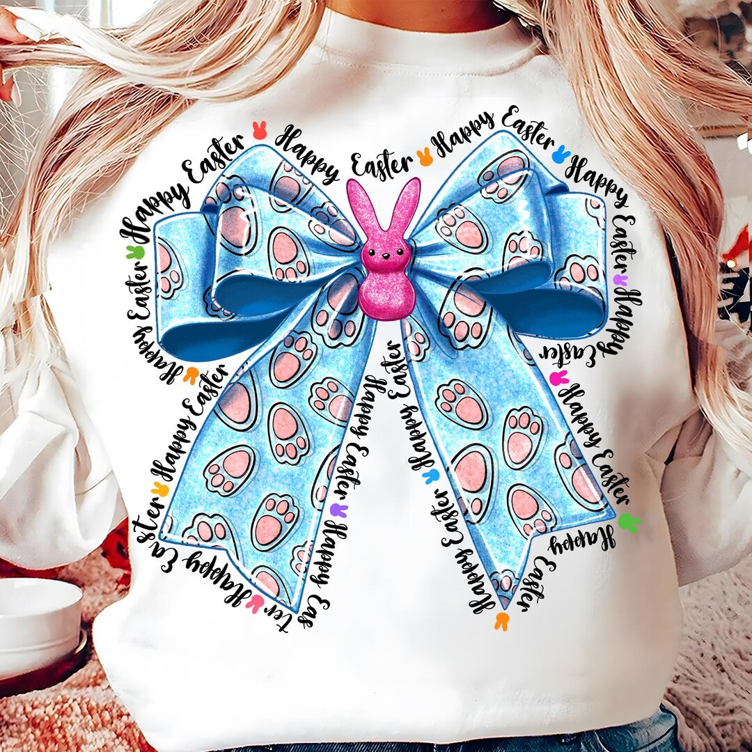 Easter Coquette PNG, Coquette Bow Png, Happy Easter Png, Easter Life ...