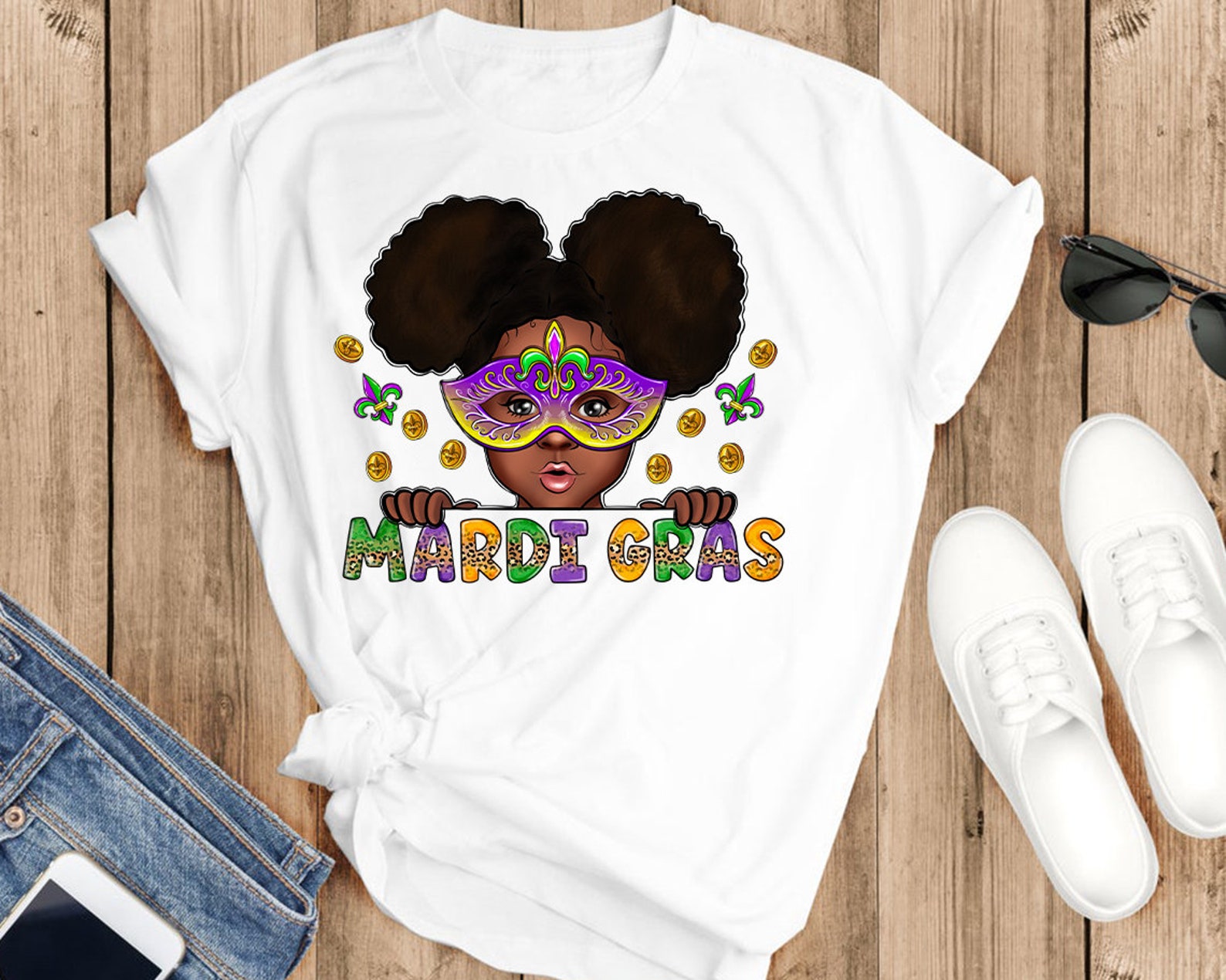 Mardi Gras Girl Png Sublimation Design Mardi Gras Black Girl Etsy