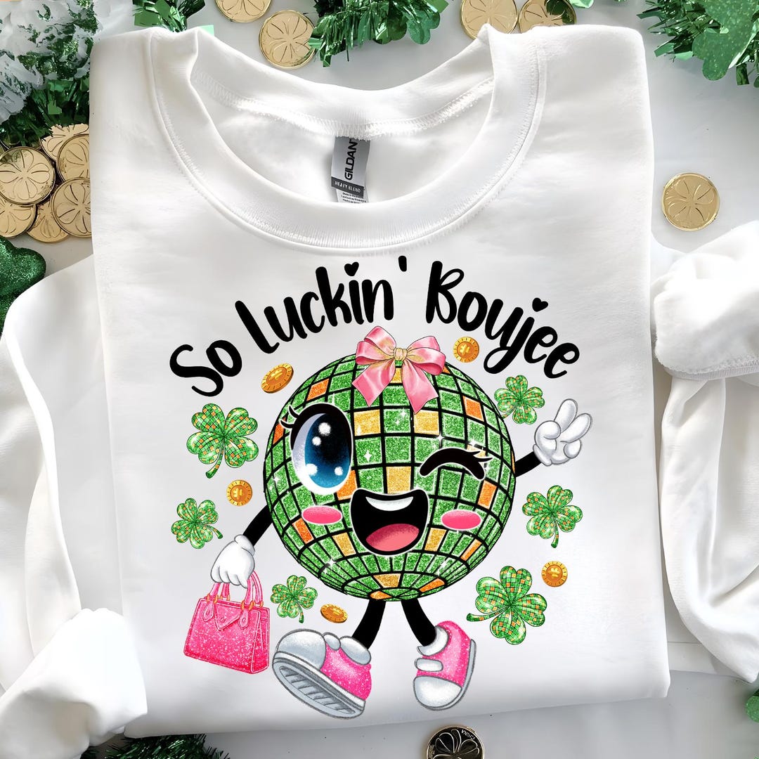 So Luckin’ Boujee Png,st Patrick's Day,lucky Shamrock Girl Sublimation ...