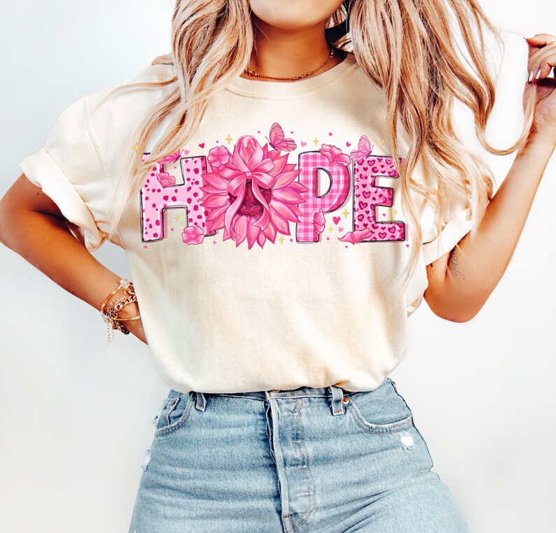 Hope Png Sublimation Design Download, Breast Cancer Png, Cancer ...