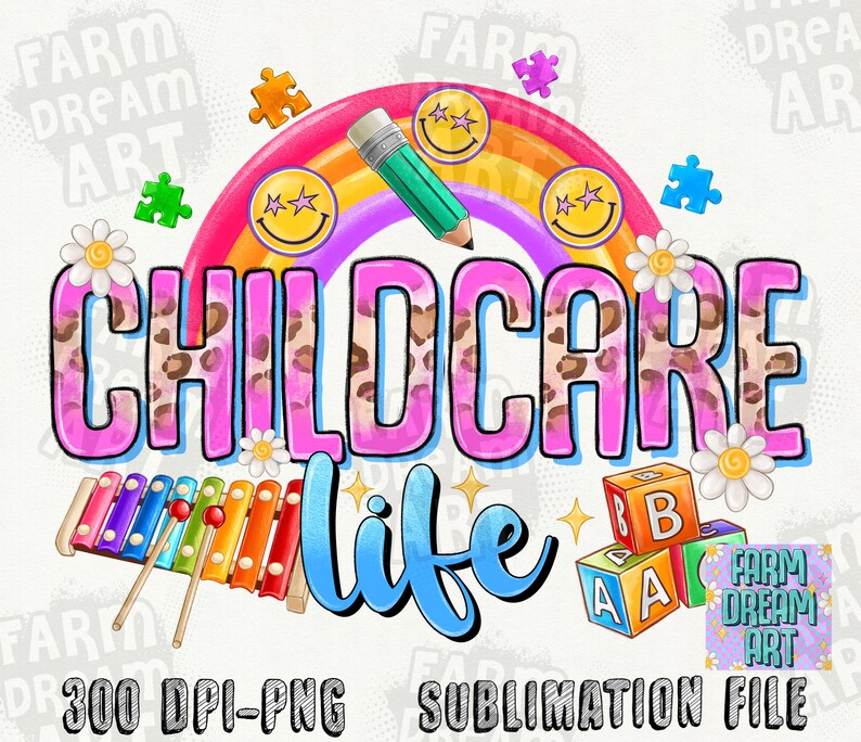 Childcare Life Png Sublimation Design, Childcare Png, Children Life Png ...