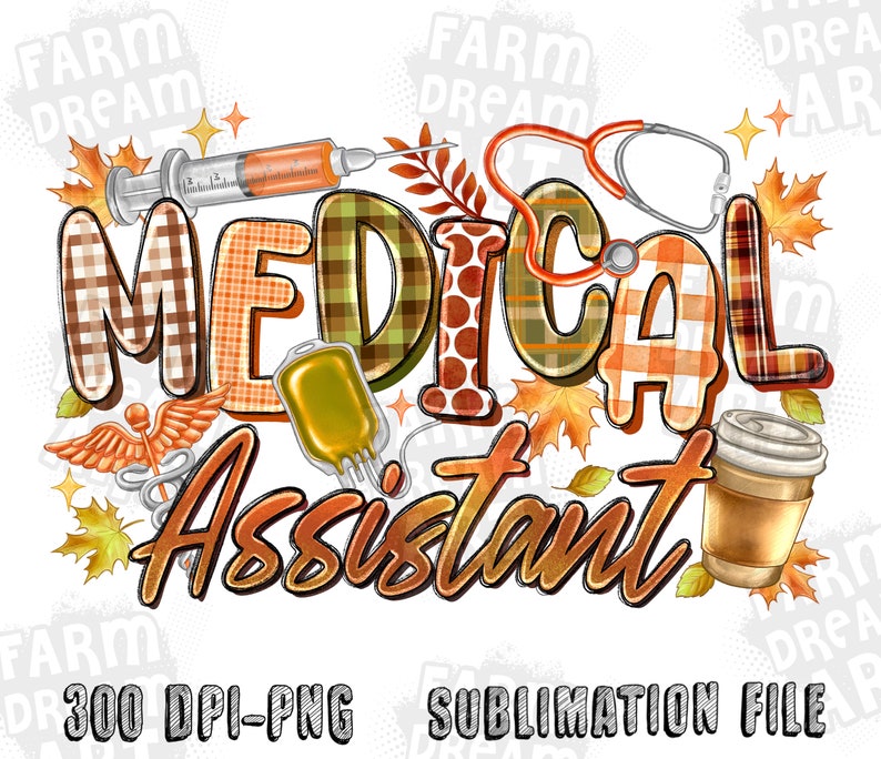 Medical Assistant Fall Png, Fall Png, Autumn Nurse Png, Nurse Life ...