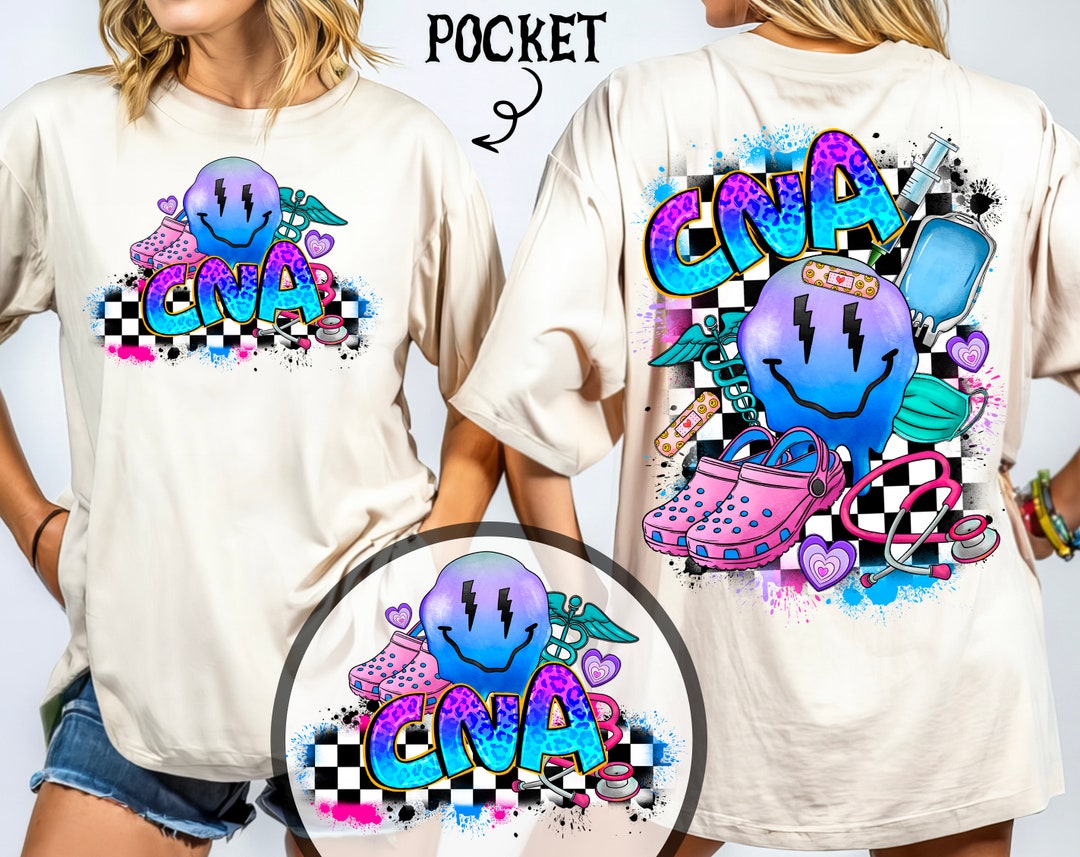 CNA Smiley Nurse Png, CNA Certified Nursing Assistant Png Sublimation ...