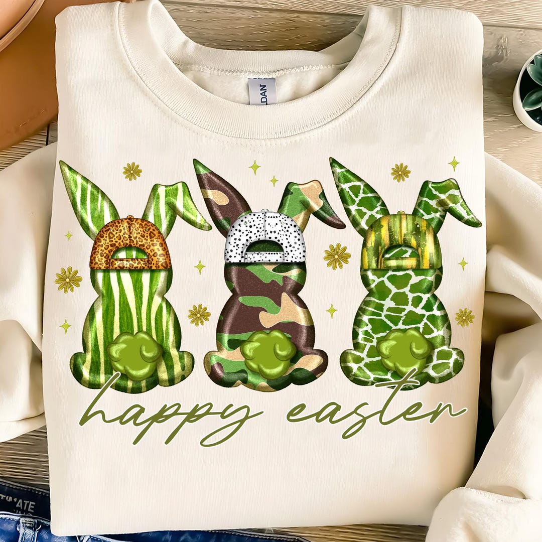 Camo Bunny Png, Boy Bunny With Backwards Hat, Retro Easter Png, Boy ...