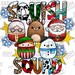 Squish Squad Cute Merry Squishmas Design Layered PNG Digital Download ...