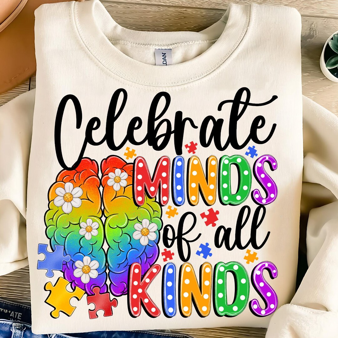 Celebrate Minds of All Kinds Png,autism Awareness Png,neurodiversity ...