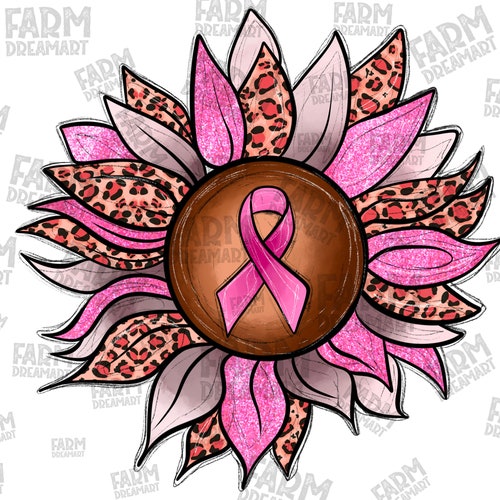 Sunflower Faith Cancer Awareness Ribbon Png Sublimation - Etsy