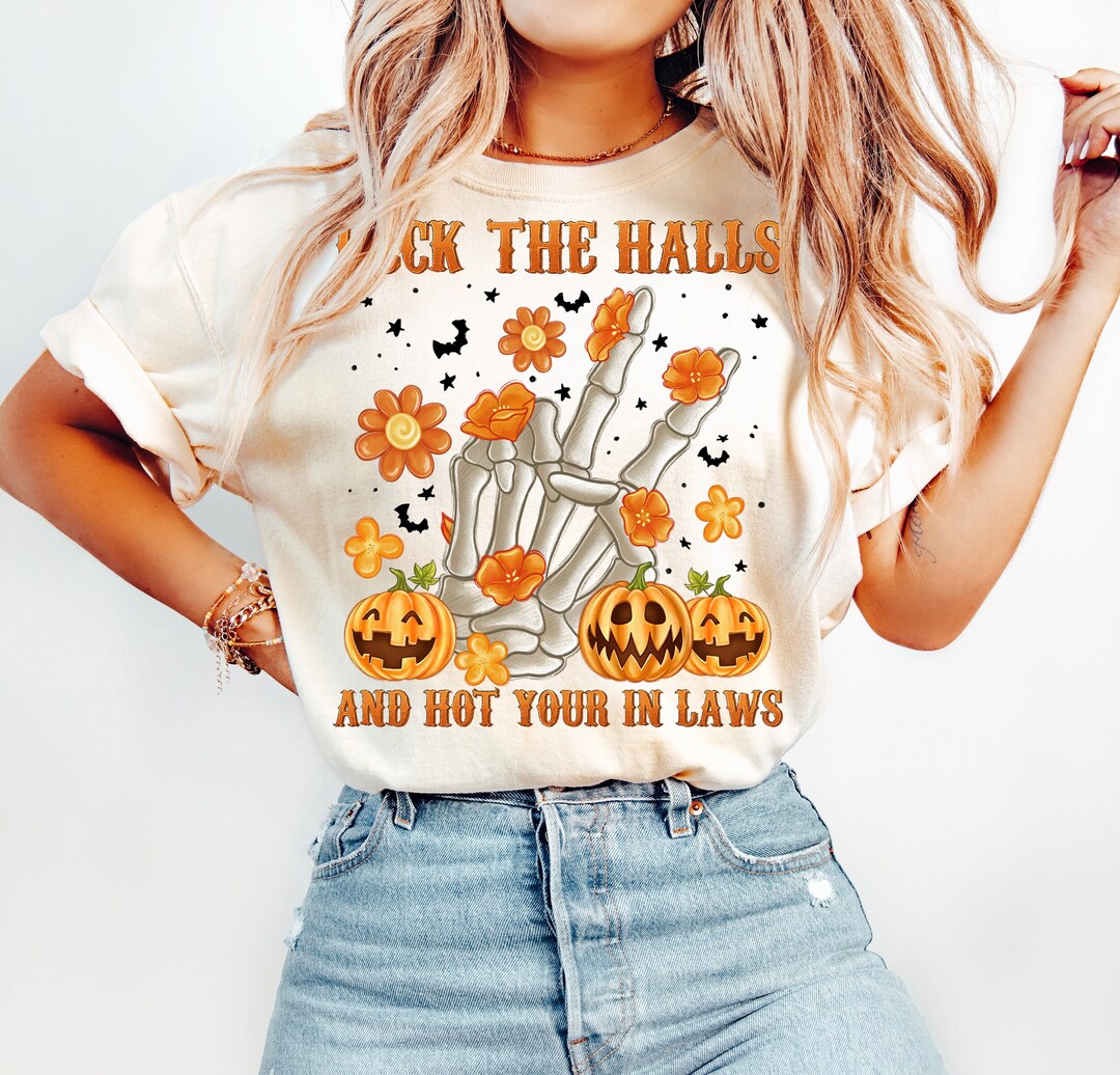 Deck the Halls and Hot Your in Laws PNG, Skeleton Hand Png, Skeleton ...