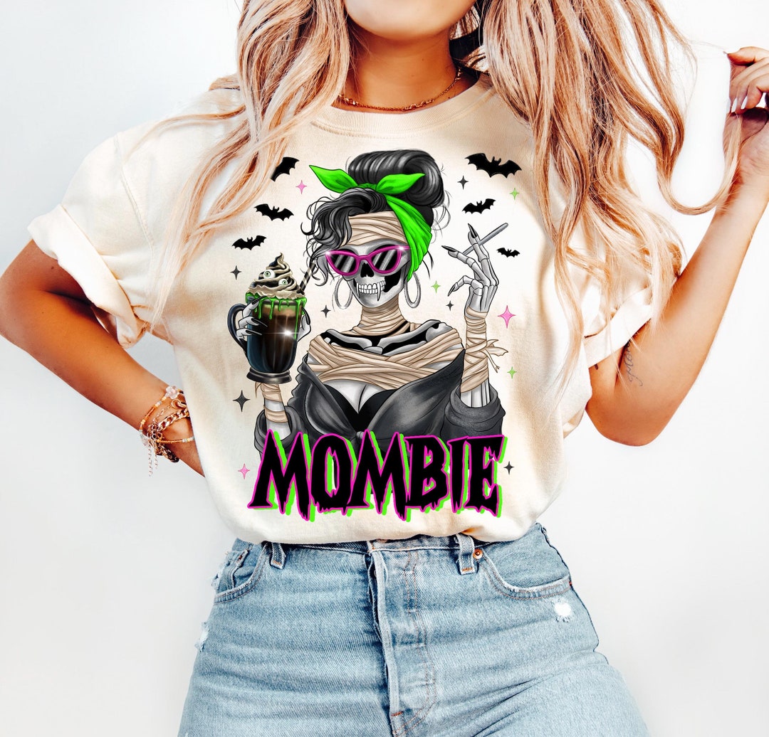 Retro Halloween Png, Mombie PNG, Skeleton Clipart, Halloween Skeleton ...