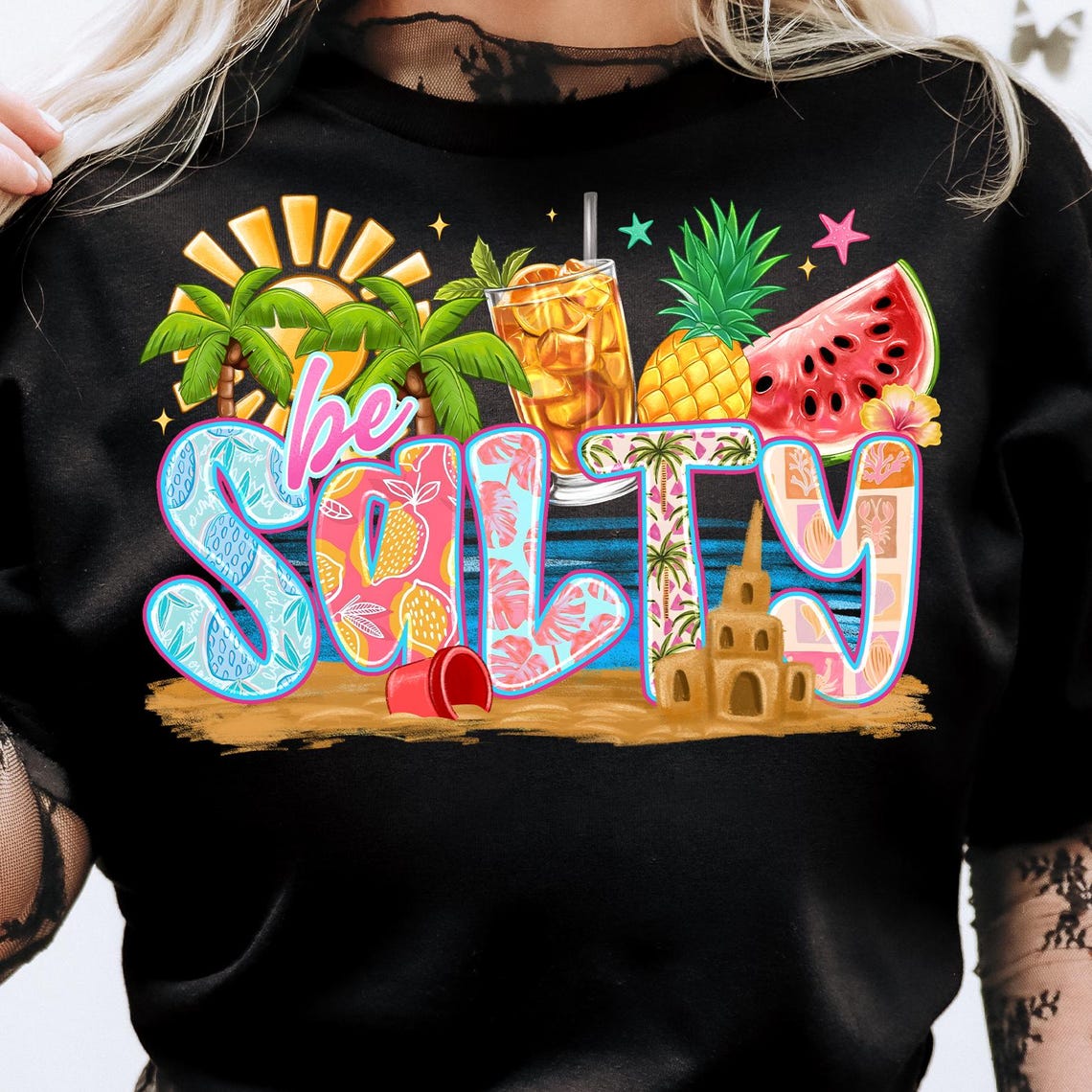 Be Salty Png, Beach Life Png, Salty Vibes Png,summer Sublimation Design ...