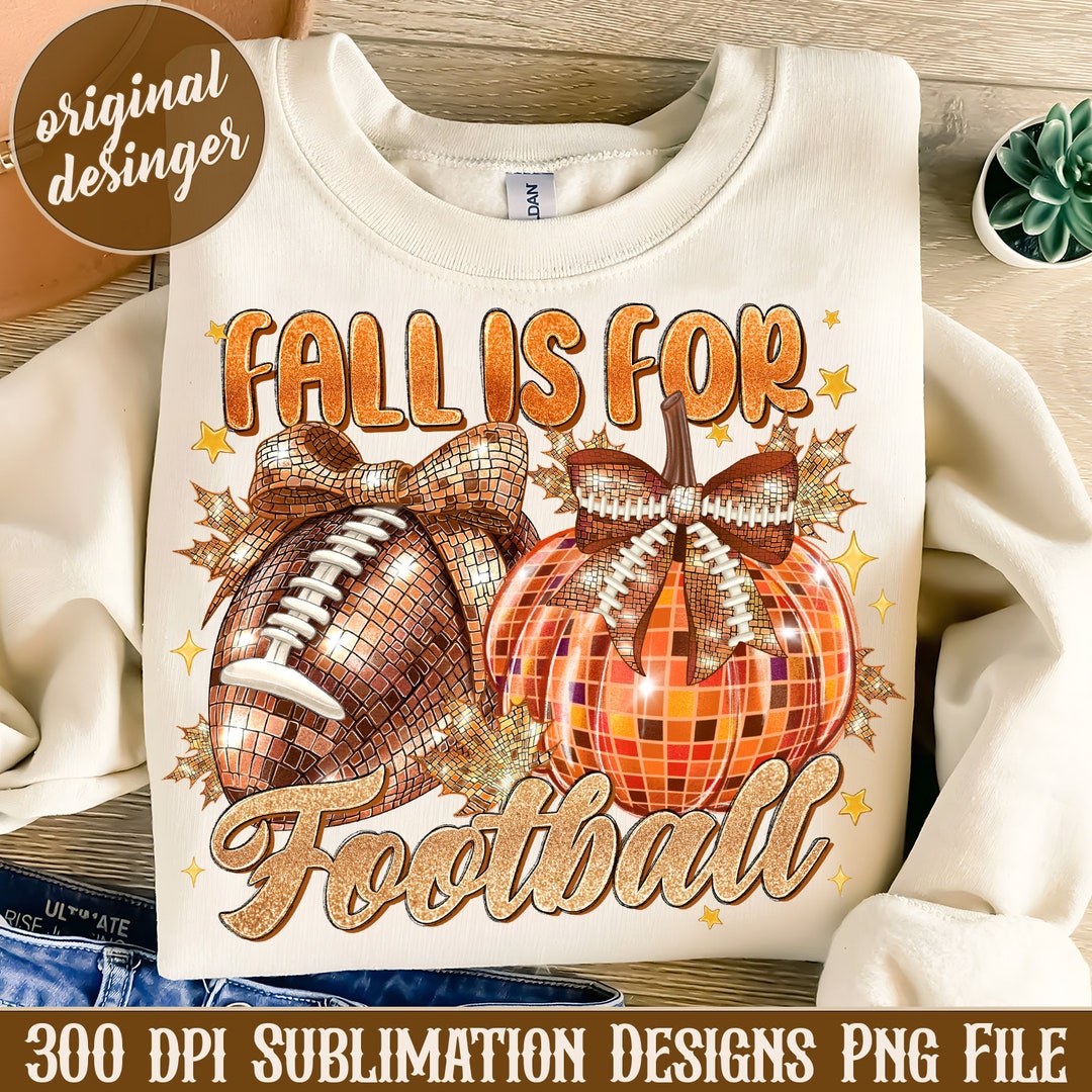 Fall is for Football PNG, Coquette Football Png, Fall Vibes,football ...