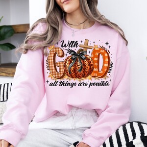 With God All Things Are Possible Png, Fall Christian Png, Jesus Fall ...