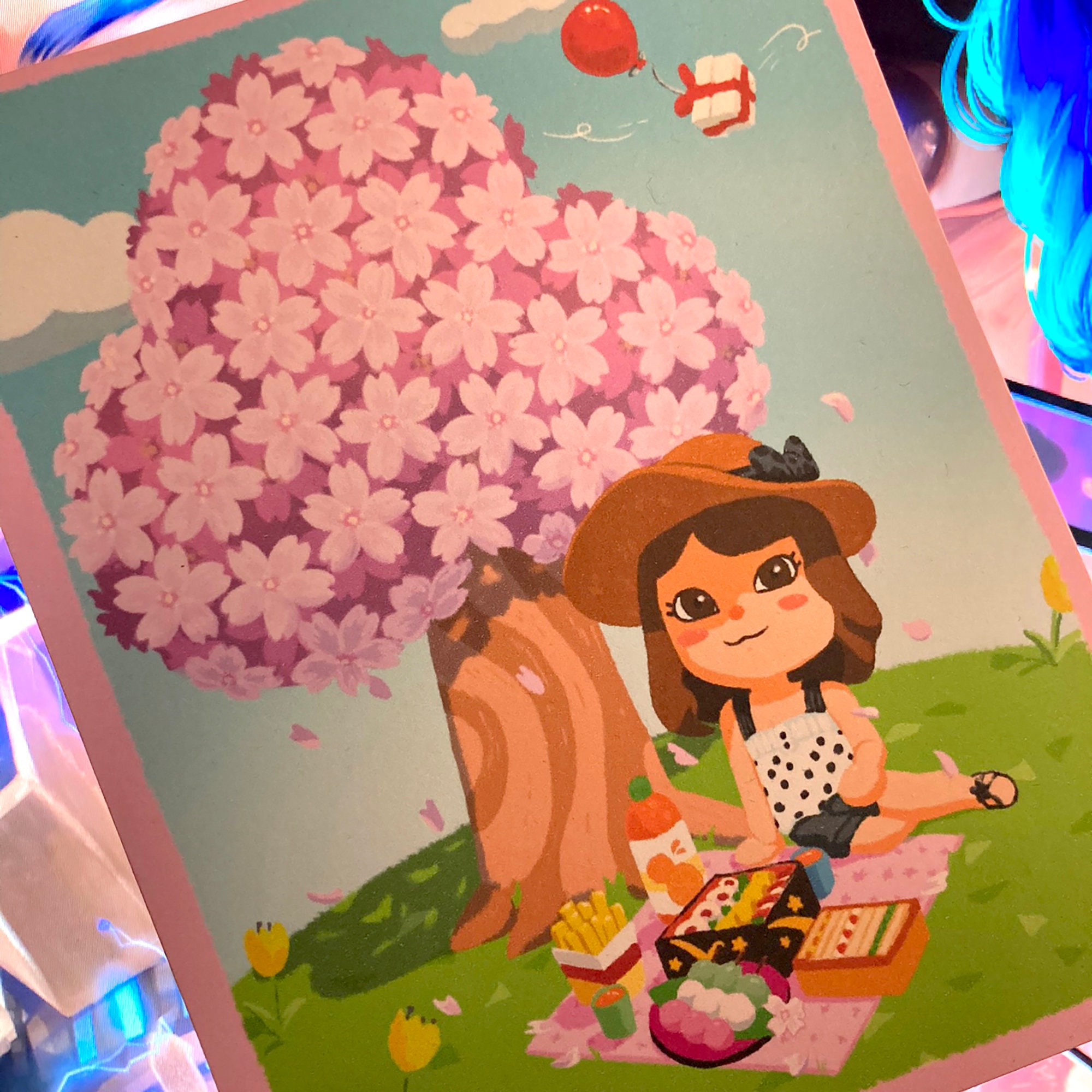 Out and About in the ACNH World || Art Print || 5"x7" || Cardstock - Etsy