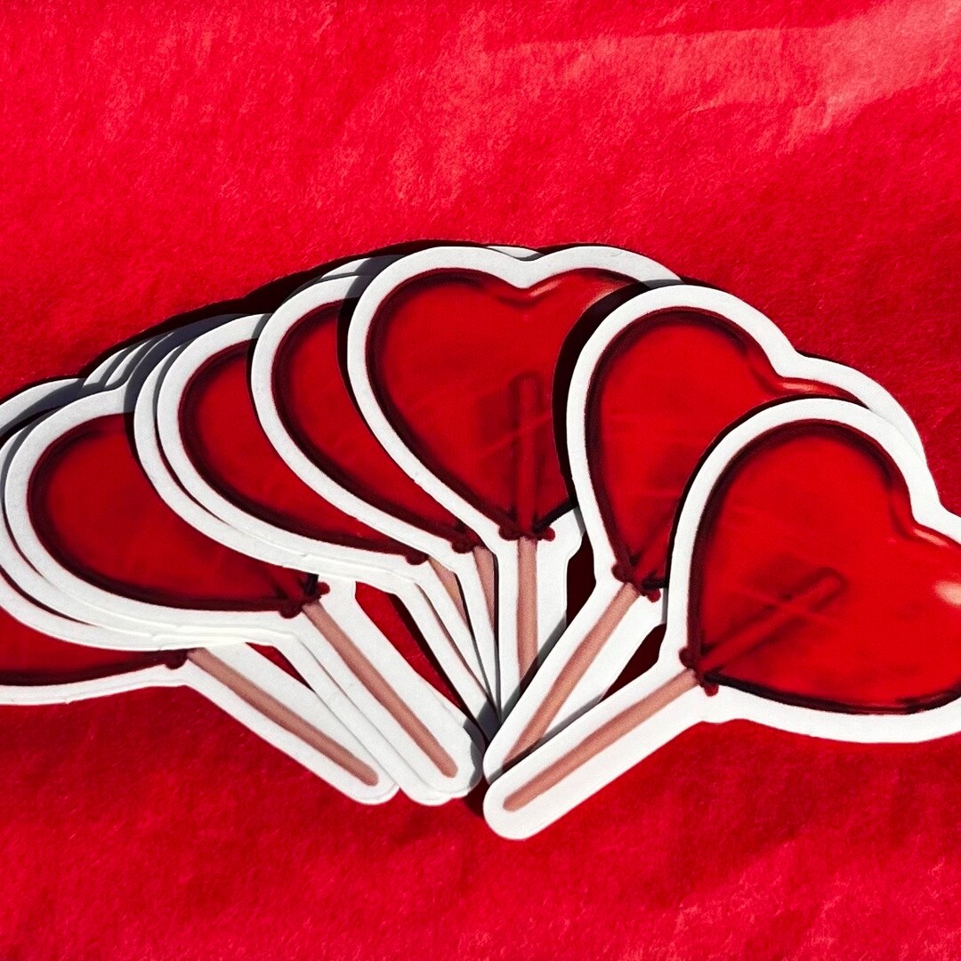 Sweet Heart| Lollipop| Clear Sticker| Valentines - Etsy