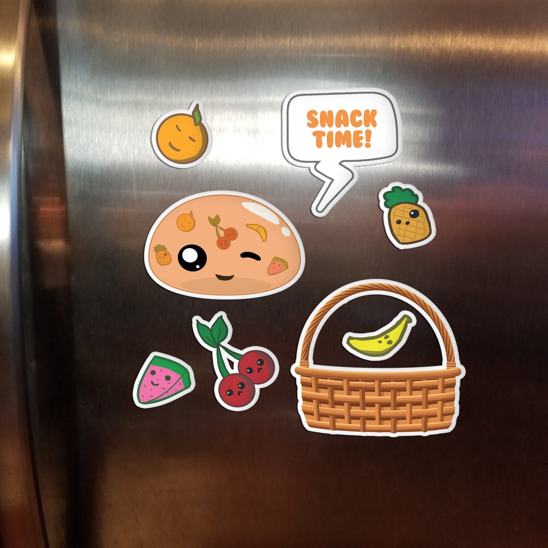 Cosmags Baby Slime Tangy Pack, Cosplay Your Fridge, Magnets Cute Chibi ...