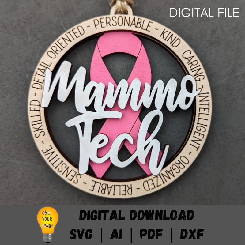 Mammogram Tech Svg - Etsy
