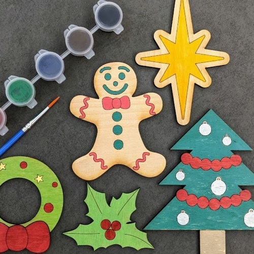 Paint Kit Svg Thanksgiving Svg Kids Craft Digital File - Etsy