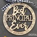 Principal Gift Svg Best Principal Ever Digital File School | Etsy