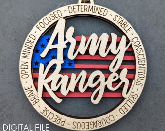 Army Ranger Svg | Etsy