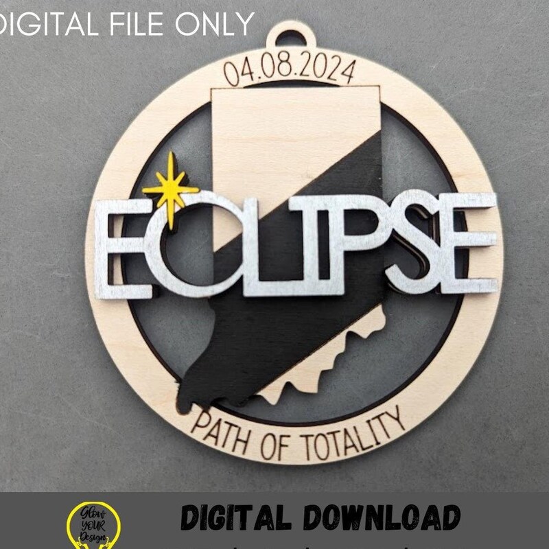 Solar Eclipse Svg - Etsy