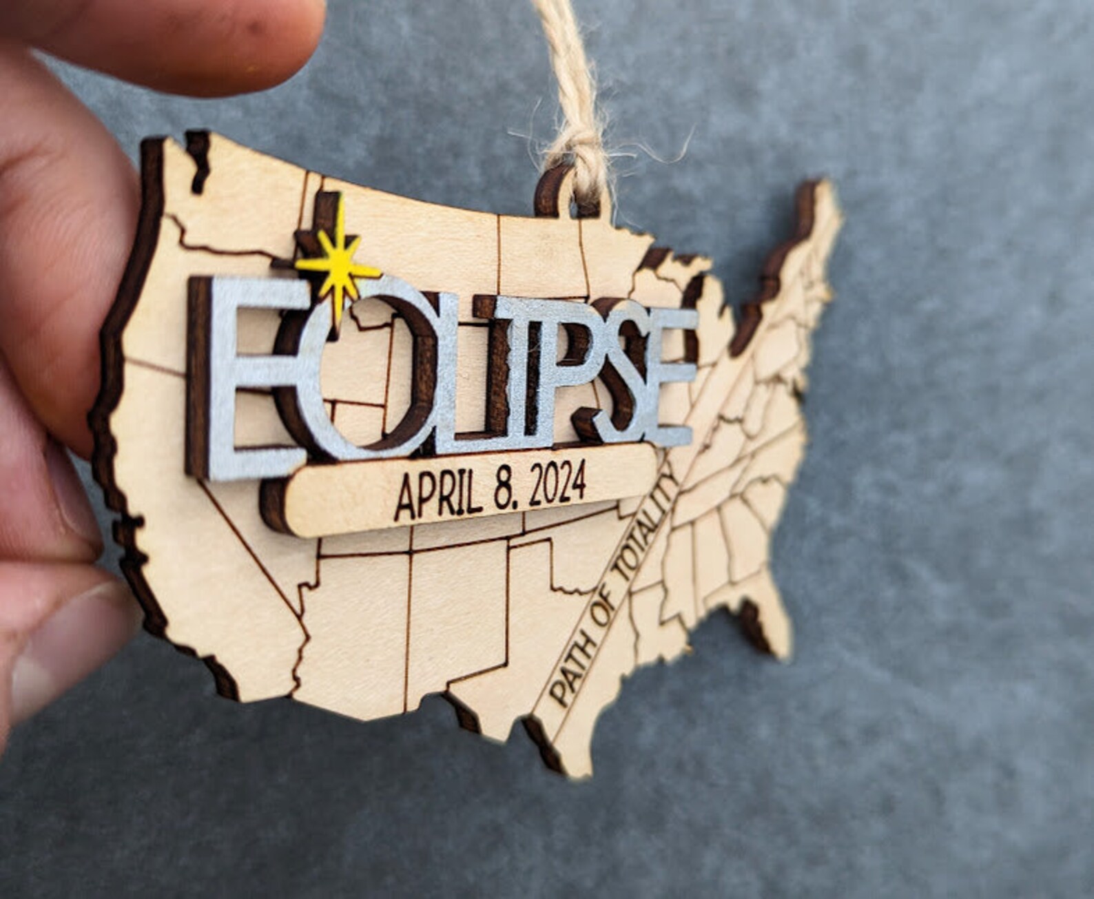 2024 Solar Eclipse Souvenir SVG, United States Path of Totality DIGITAL ...