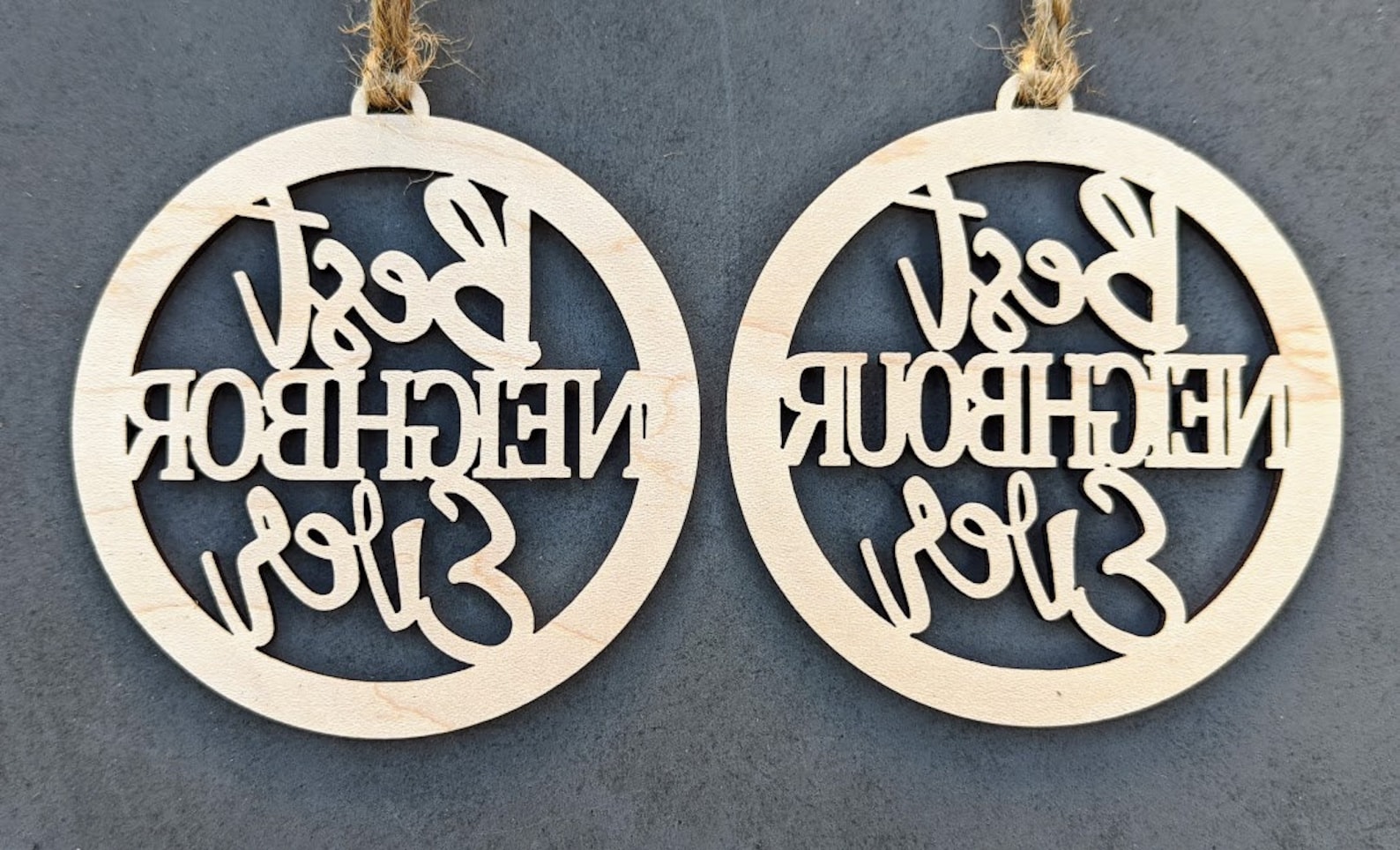 Neighbor Svg Best Neighbour Ever Digital File Ornament or - Etsy