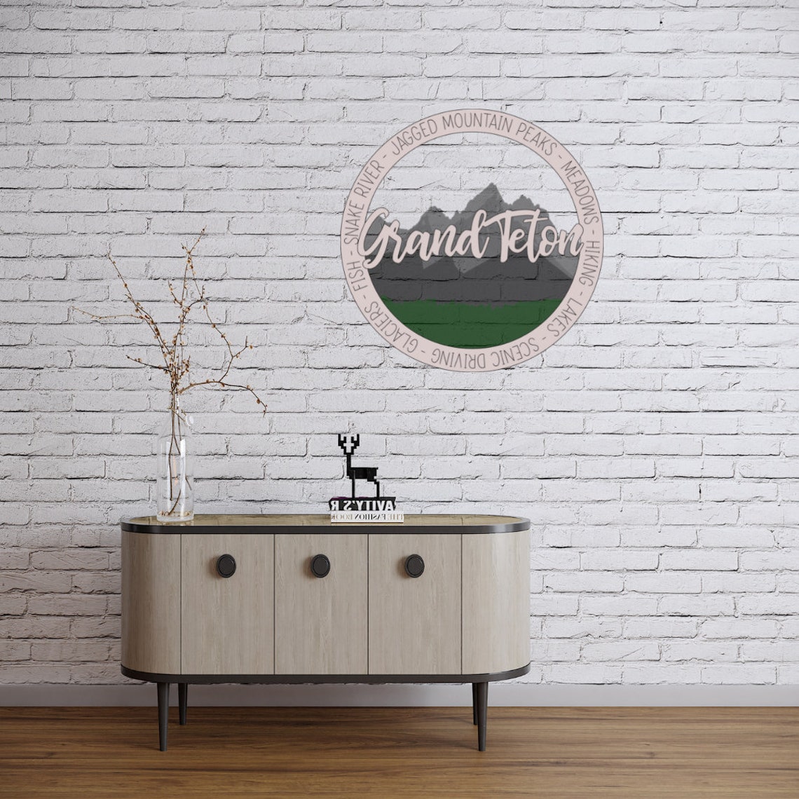 Grand Teton Svg National Park Wall Hanging Digital File - Etsy