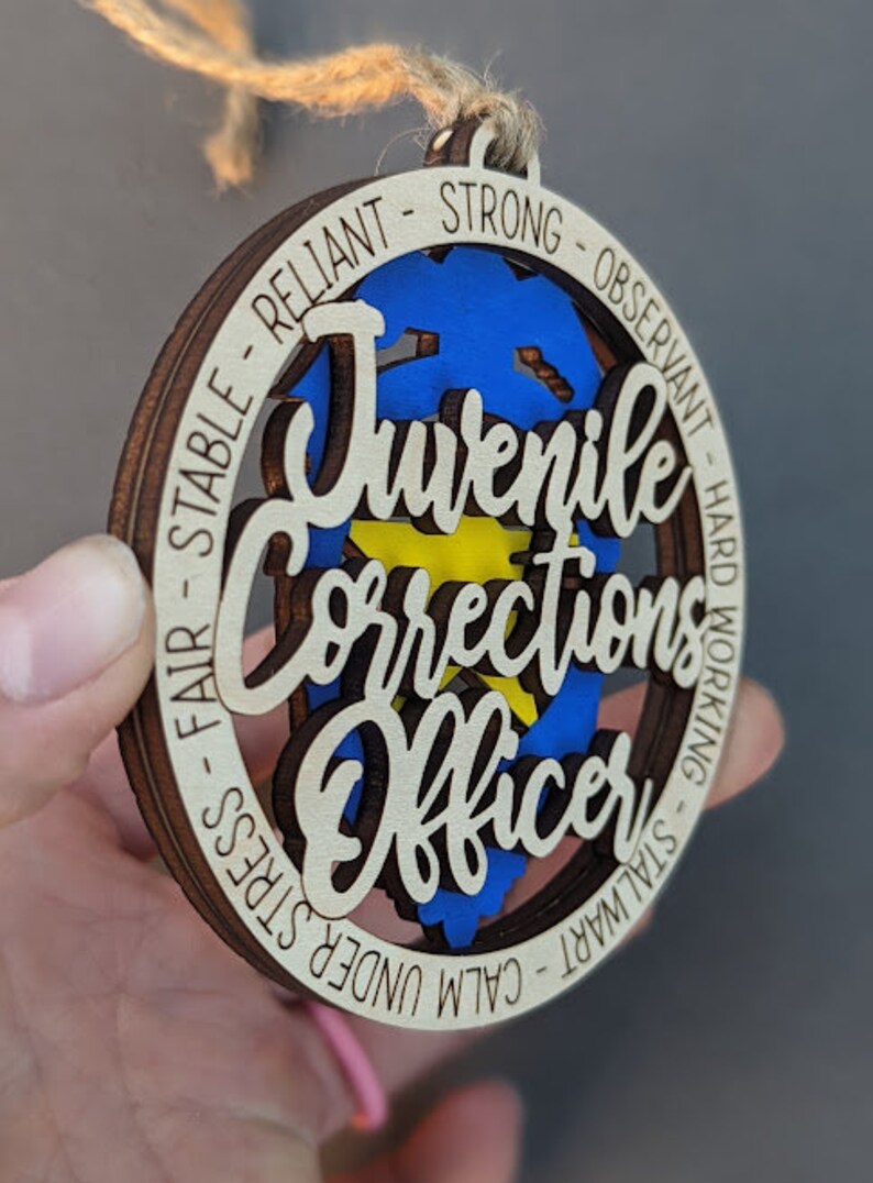 Juvenile Corrections Officer Svg, Ornament Gift for Corrections/jail ...