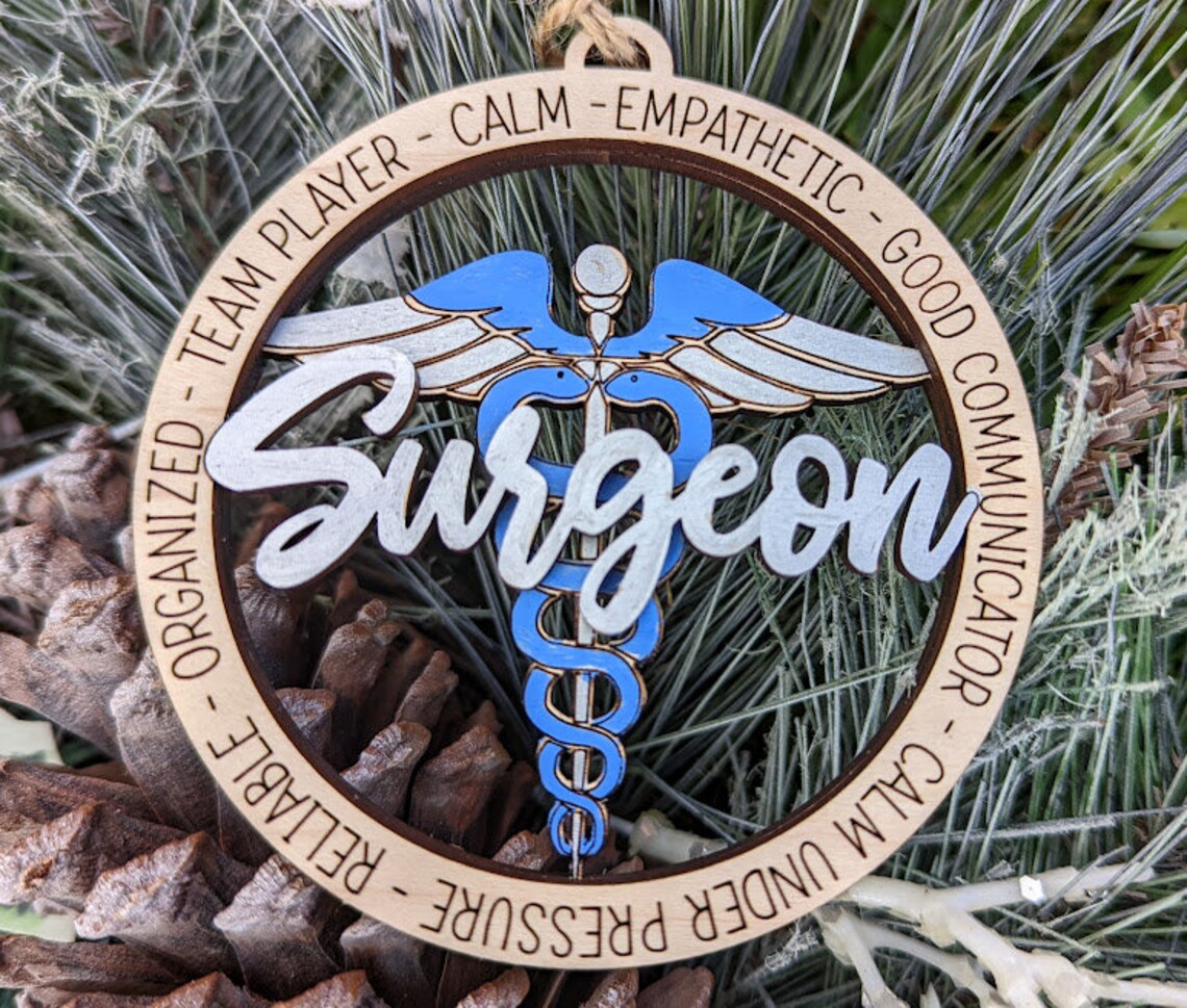 Surgeon Svg - Ornament or Car Charm Digital File - Hospital Surgeon Svg ...