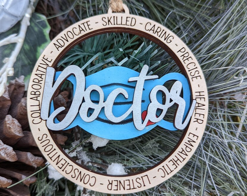 Doctor Svg Ornament or Car Charm Digital File Physician Svg - Etsy