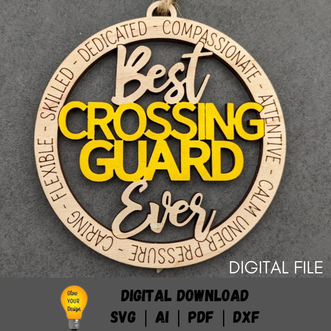 School Crossing Guard Svg Best Crossing Guard Ever Digital - Etsy