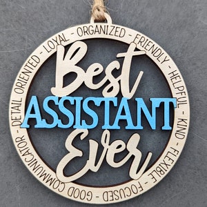 Assistant Gift Svg, Best Assistant Ever Digital File, Secretary ...